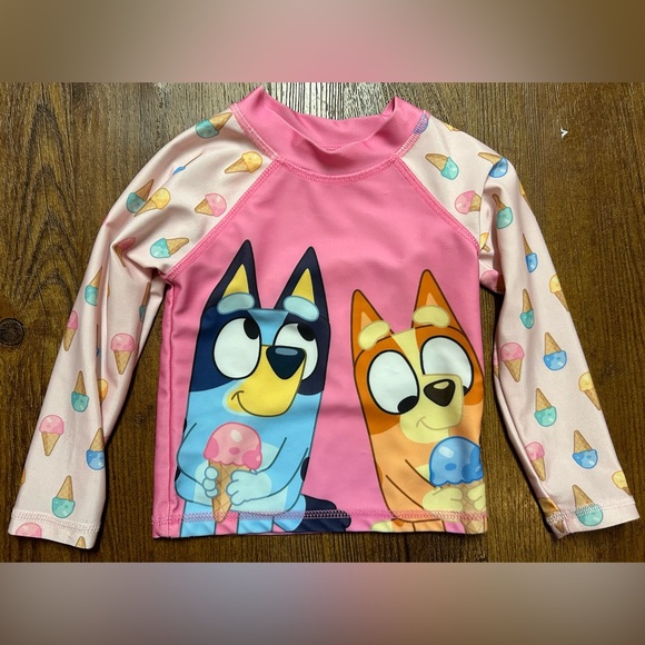 Disney | Swim | Bluey Rashguard | Poshmark